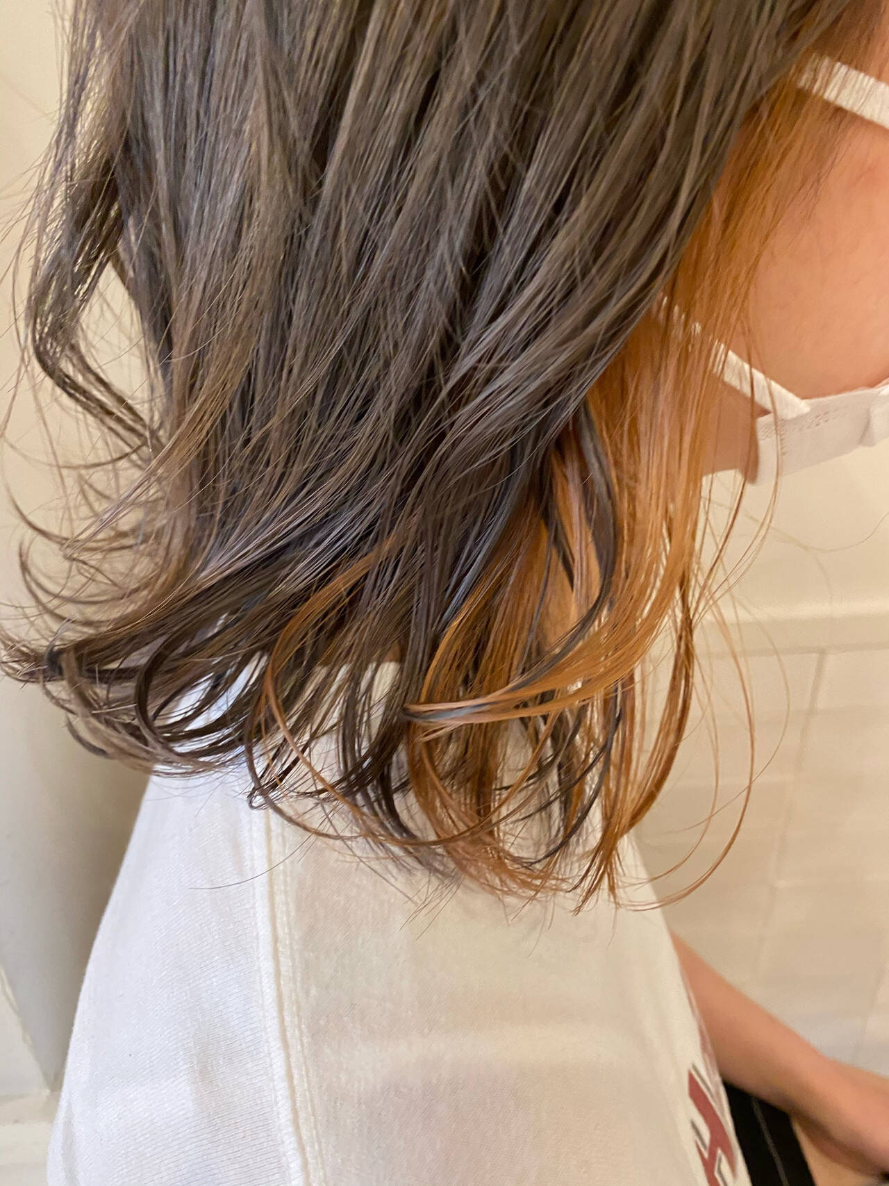 アプリコットオレンジ ラベンダーグレージュ インナーカラーオレンジ ナチュラル×Neolive CiroL.×タカトリミキ/ Neolive ...