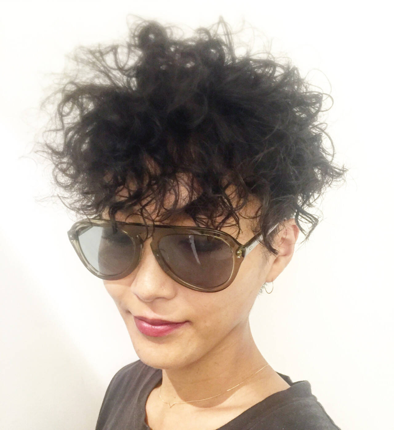 坊主 黒髪 外国人風 スパイラルパーマ×Ticro hair×大石 卓×215735【HAIR】