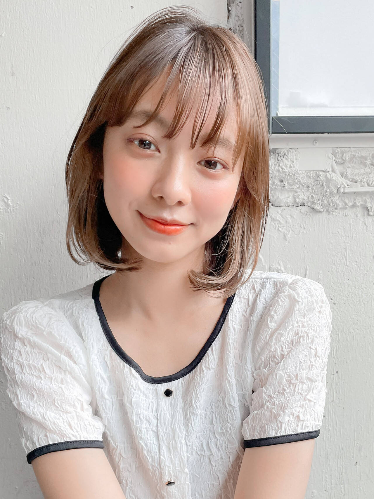 ロブ インナーカラー ナチュラル ミニボブ×dydi表参道×本田結(ほんだゆい)dydi表参道×670314【HAIR】