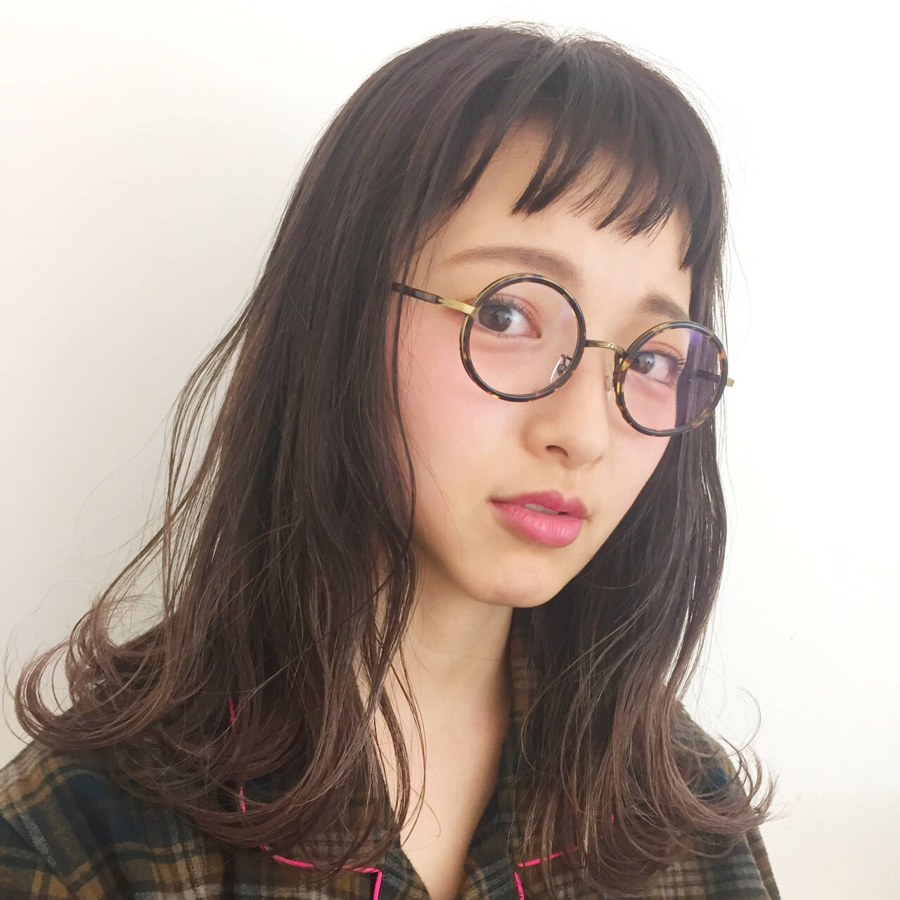 オン眉 セミロング 外国人風カラー グラデーションカラー×Ticro hair×大石 卓×235789【HAIR】