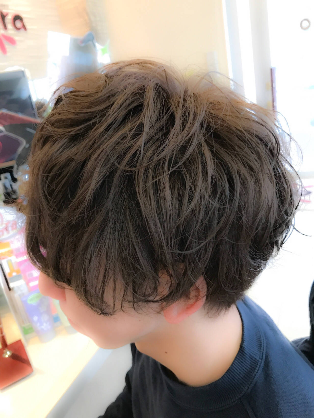 パーマ ナチュラル マッシュ メンズ×hair Therapy Sara ヘアー セラピー サラ ×村上 寛人 ムラカミ ヒロト×