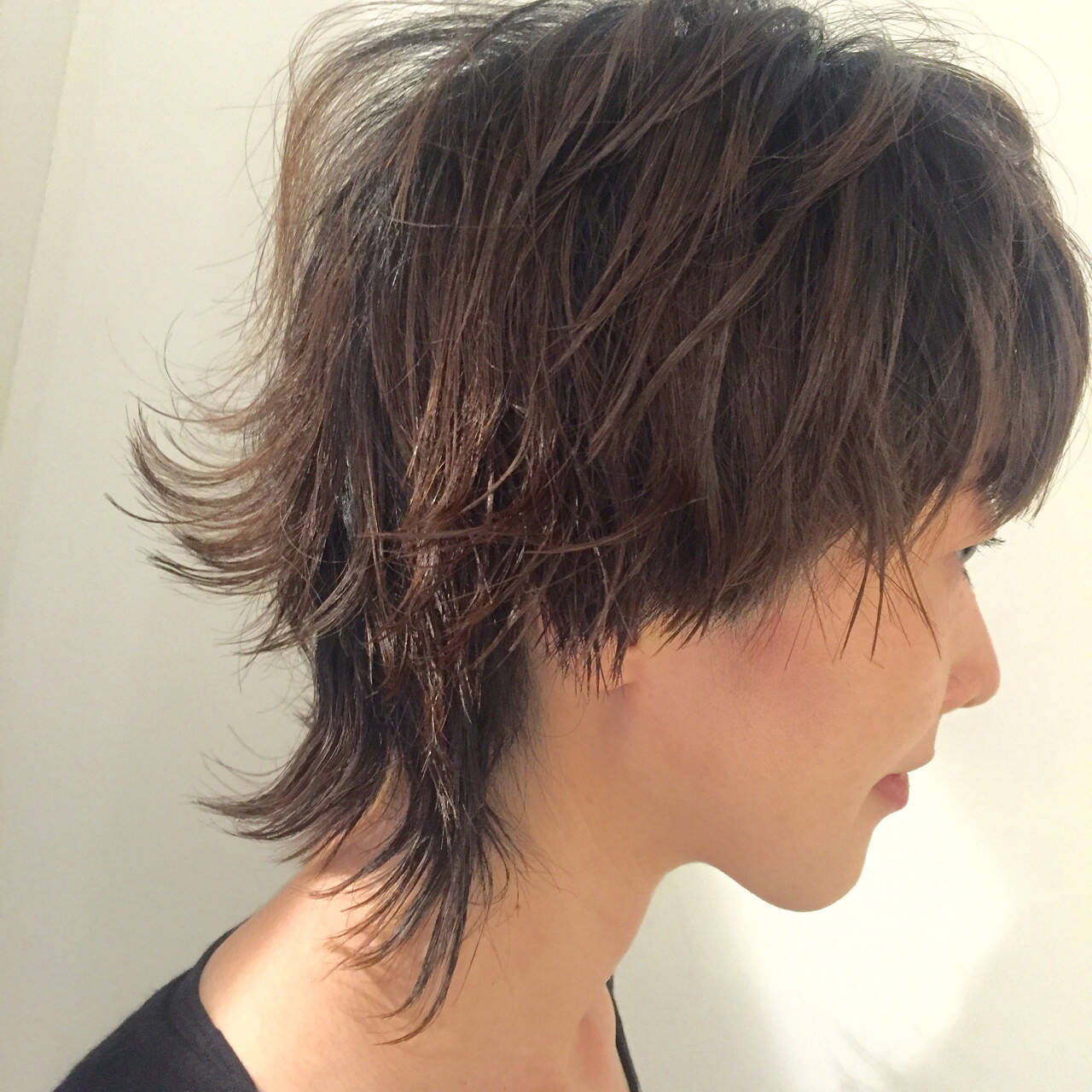 ショート モード マッシュ ウルフカット×Ticro hair×大石 卓×210480【HAIR】
