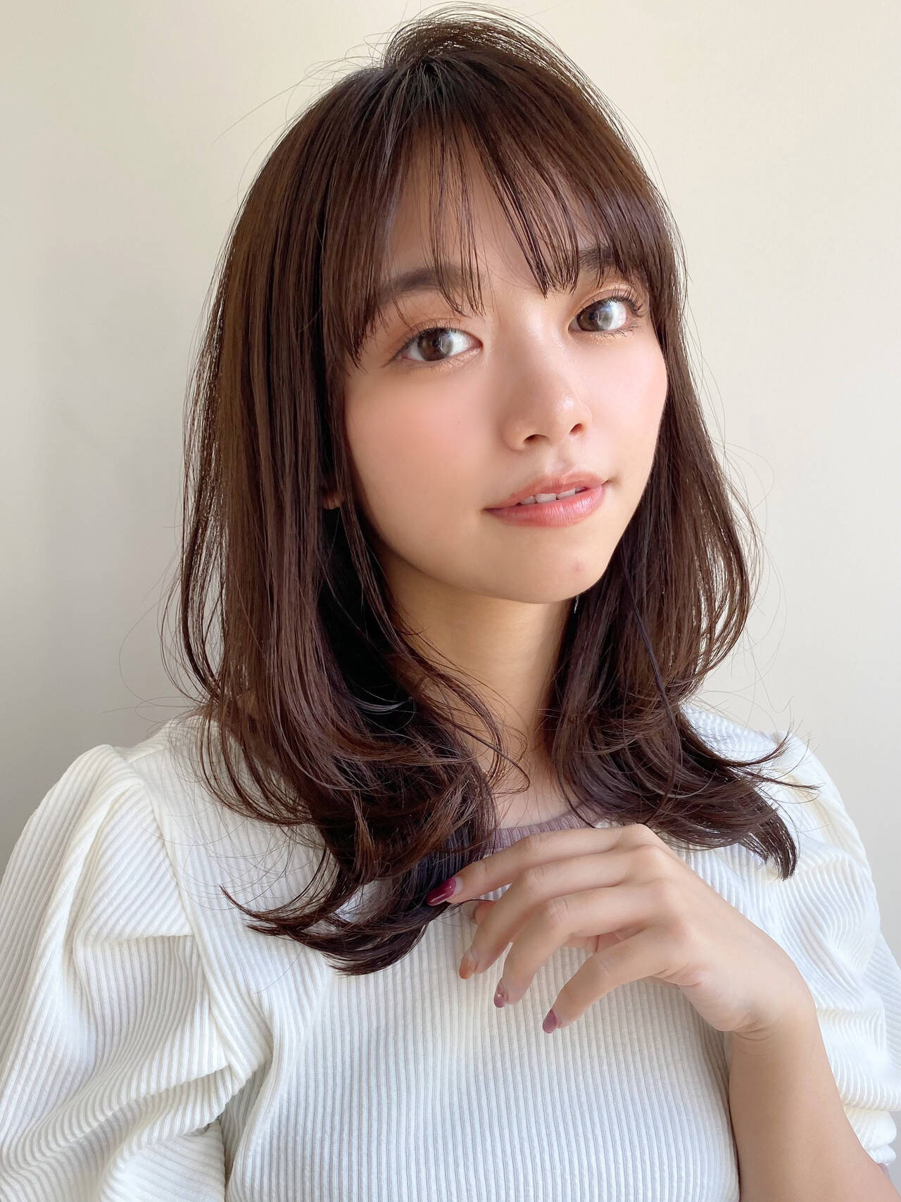 毛先パーマ アンニュイほつれヘア 小顔 ナチュラル×dyplus表参道×櫻木裕紀×668389【hair】